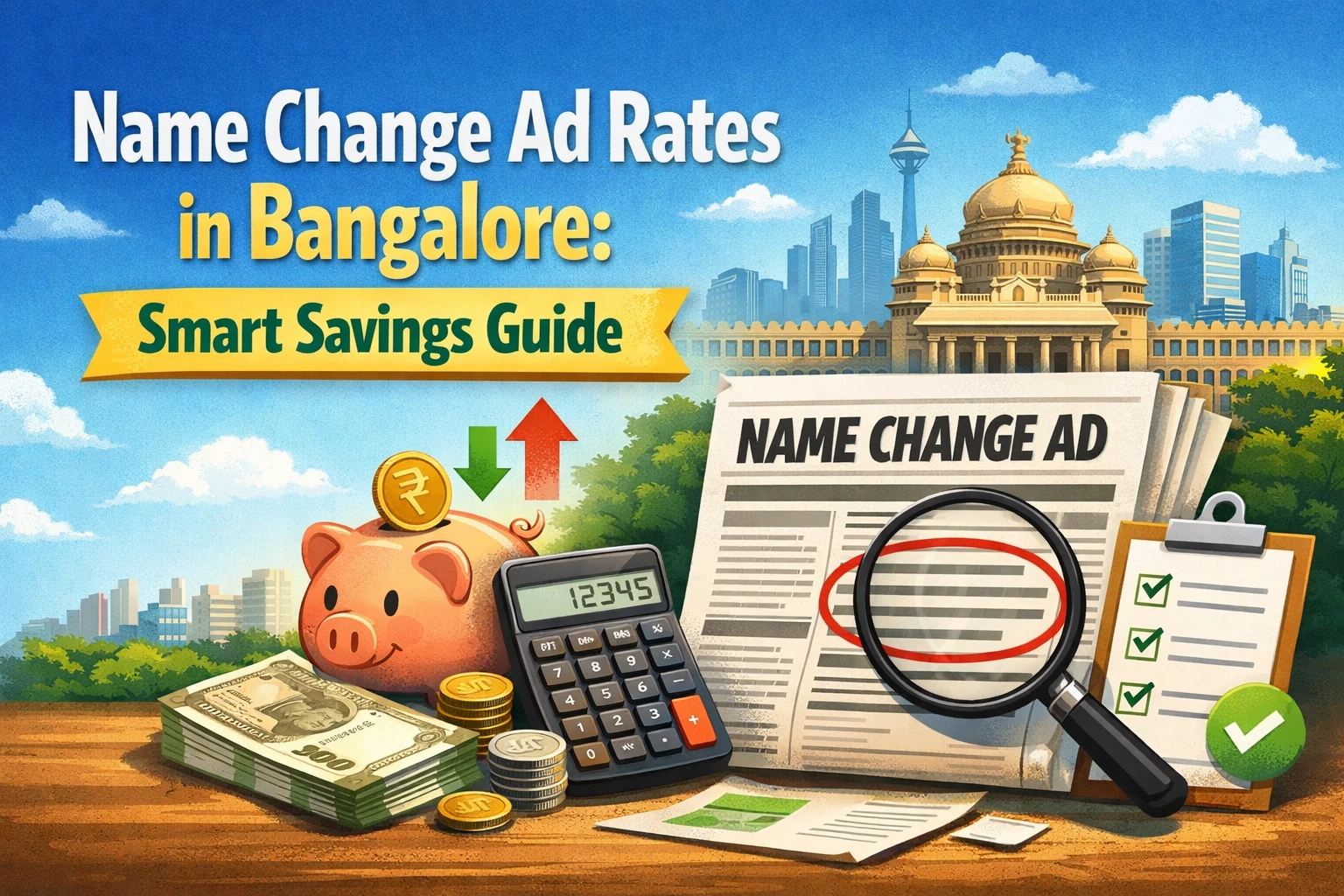 Name Change Ad Rates in Bangalore: Smart Savings Guide